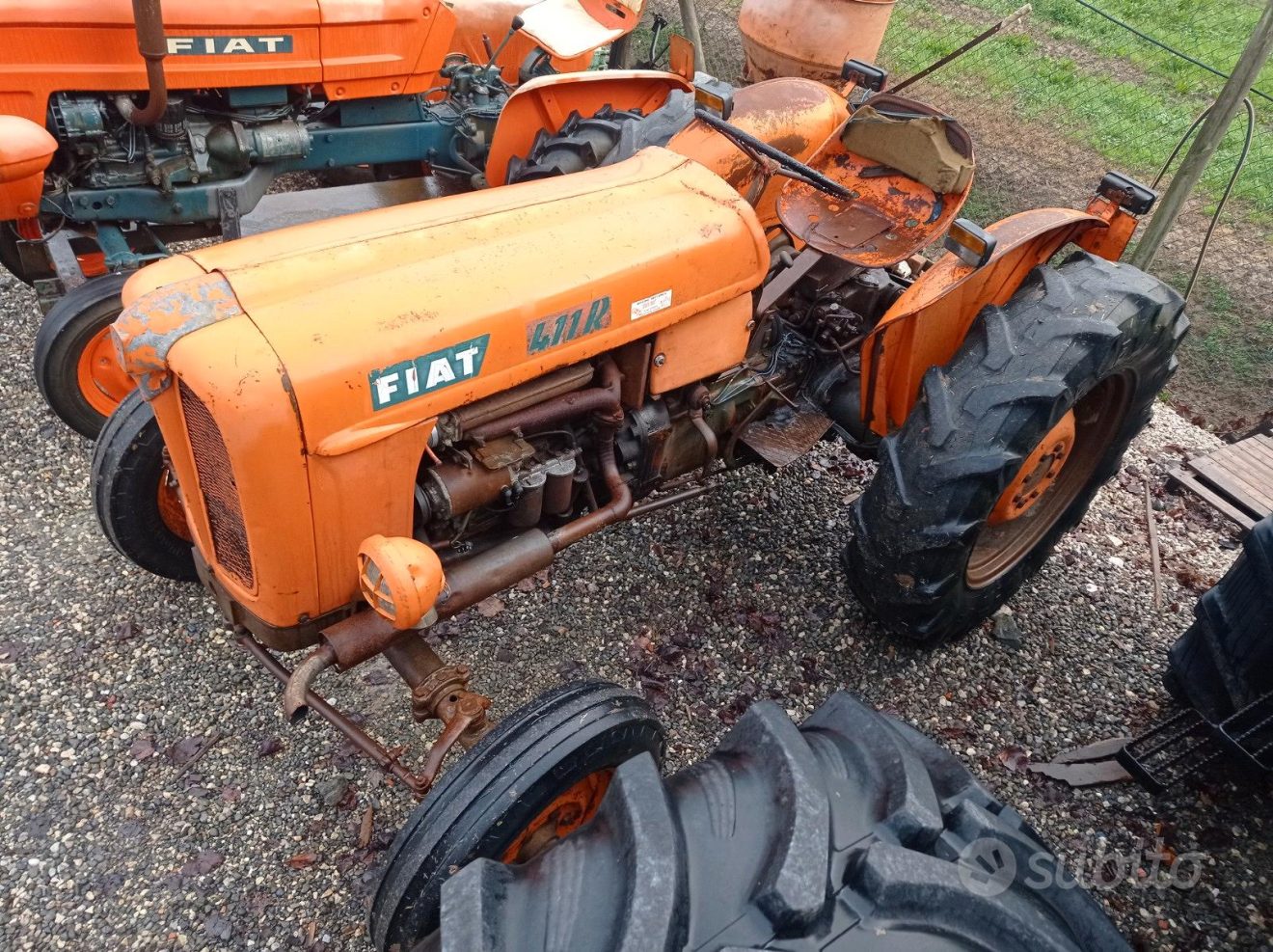Trattore FIAT 411 R - Trattori Pellegrini