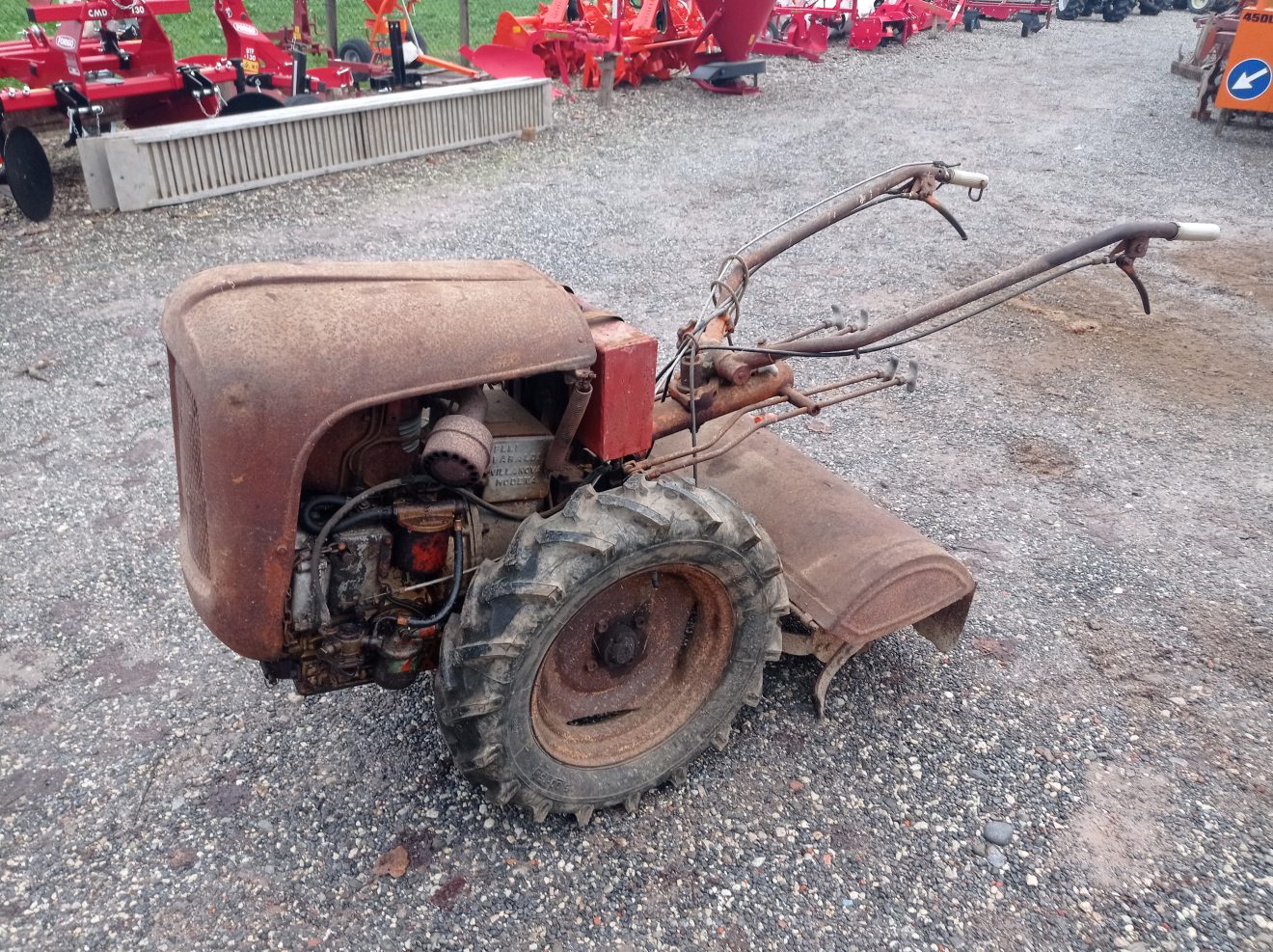 Motocoltivatore d'epoca BARALDI - Trattori Pellegrini