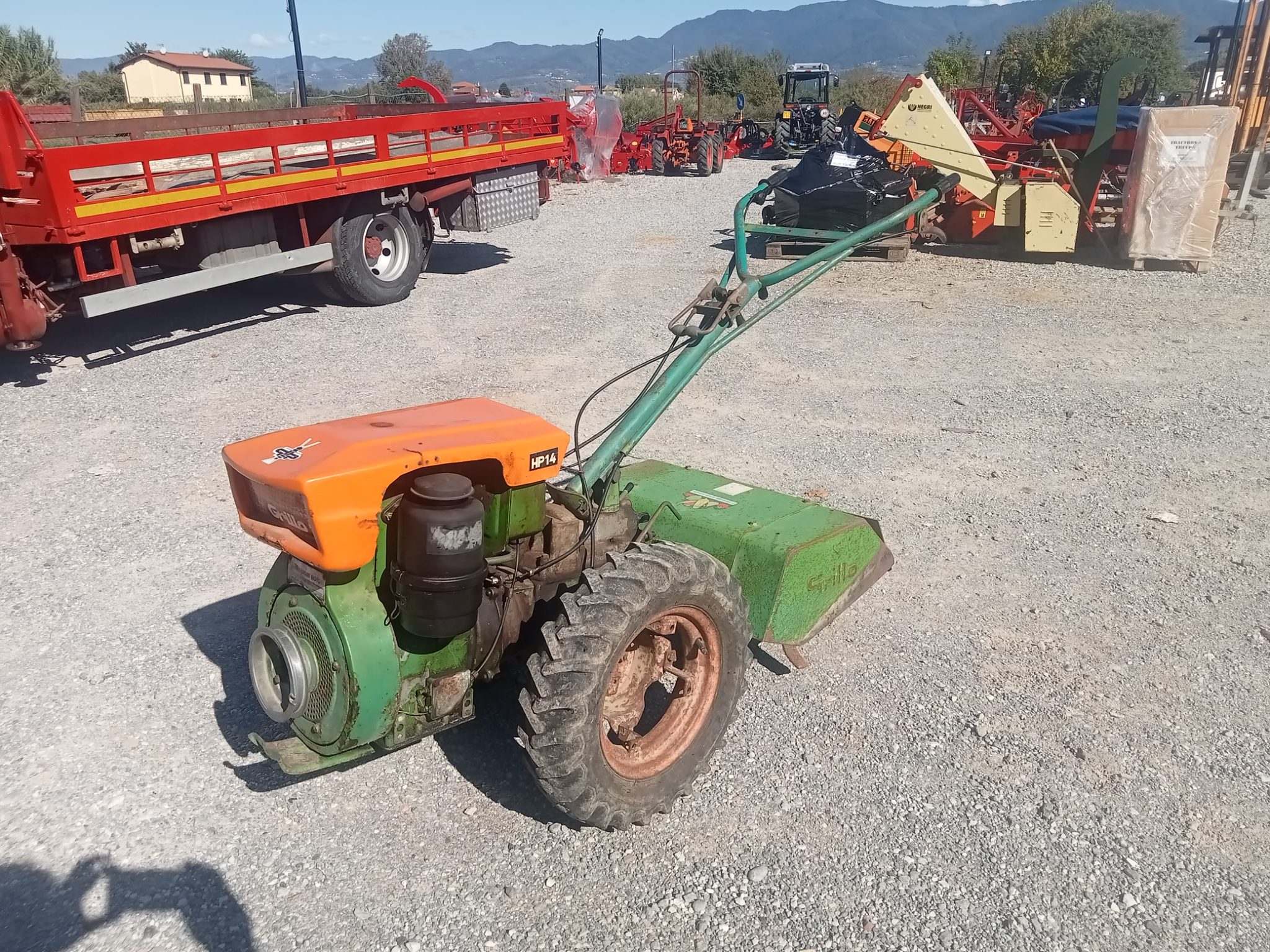 Motocoltivatore GRILLO Diesel + Motoagricola - Trattori Pellegrini